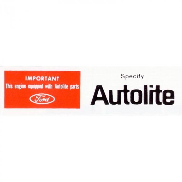 Dennis Carpenter Decal - Air Cleaner - Autolite - 1968-74 Ford Truck ...