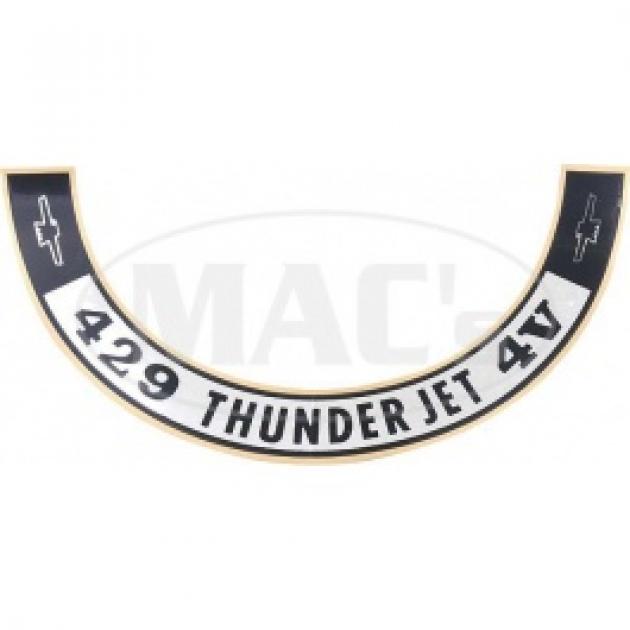 1968-1970 429 ThunderJet Air Cleaner Decal | Blue Oval Classics