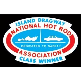 Decal, Island Dragway NHRA Class Winner | Blue Oval Classics