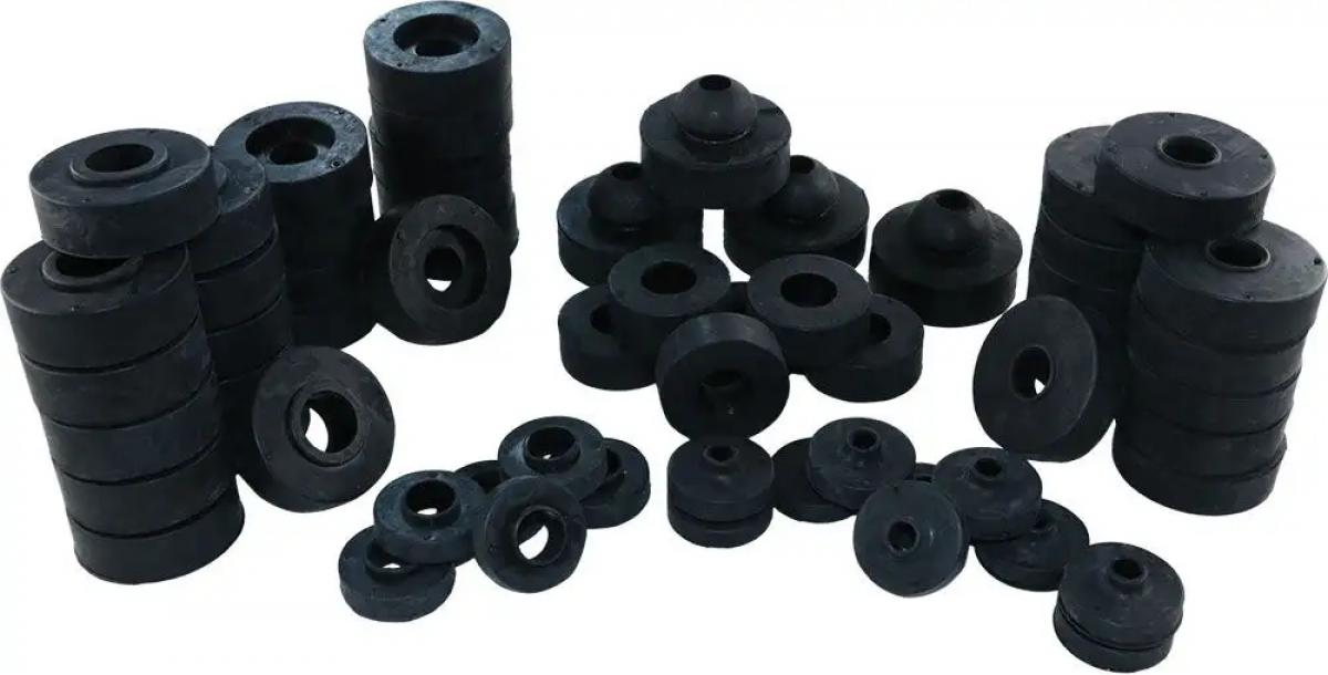 Body To Frame Mount Kit (58 Pieces), Galaxie, 1965-1968 | Blue Oval ...