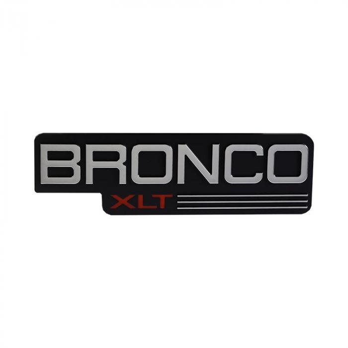 Dennis Carpenter Name Plate - Front Fender "Bronco XLT" - 1992-96 Ford ...