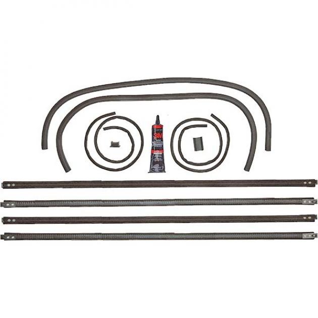 Model A Ford Door Window Channel Kit - Tudor Sedan & Victoria - Rear ...