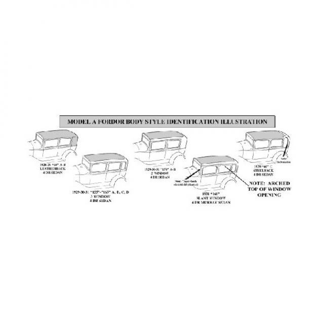 Model A Ford Body Wood Kit - Murray Fordor 155C & 165C | Blue Oval Classics