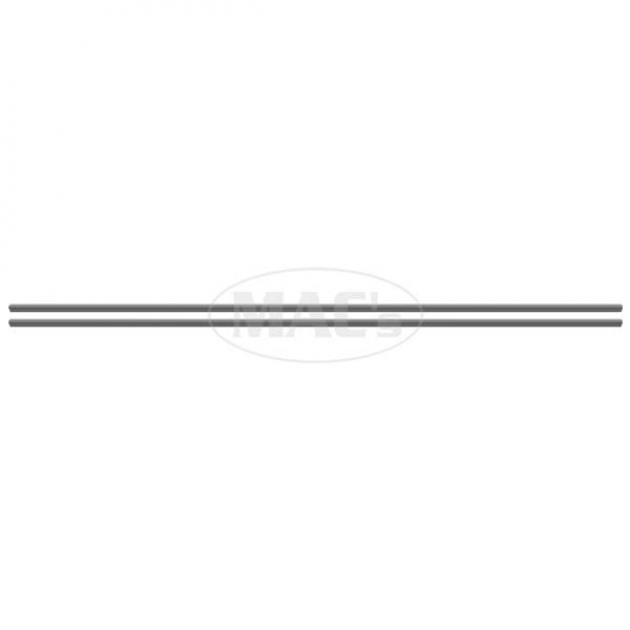 Quarter Panel Mouldings - Upper - Stainless Steel | Blue Oval Classics