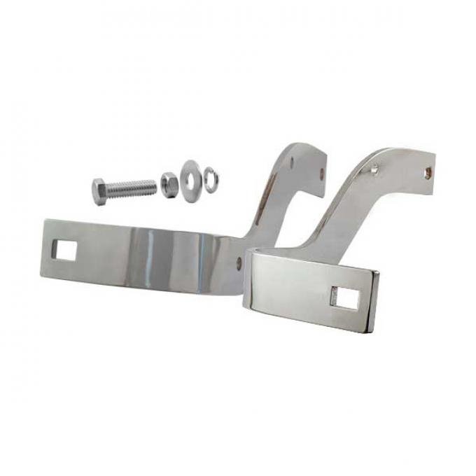 Ford Pickup Truck Rear Bumper Arms - Chrome Plated - Set Of4 - Stepside ...