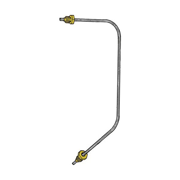 Model A Ford Vacuum Windshield Wiper Line - Steel With Brass Fittings ...