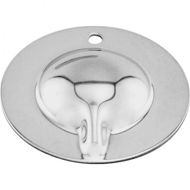 Model A Ford Crank Hole Cover - Stainless Steel | Blue Oval Classics