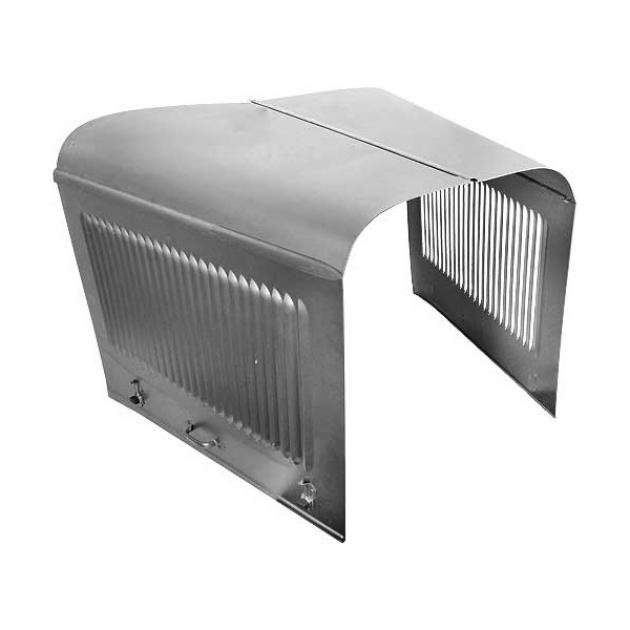 Hood - Complete - Plain Tops - 25 Louvers - Steel - U.S. Made - Ford ...