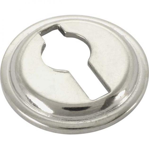 Model A Ford Ignition Switch Key Hole Cap - Nickel - For Pop Out Type ...