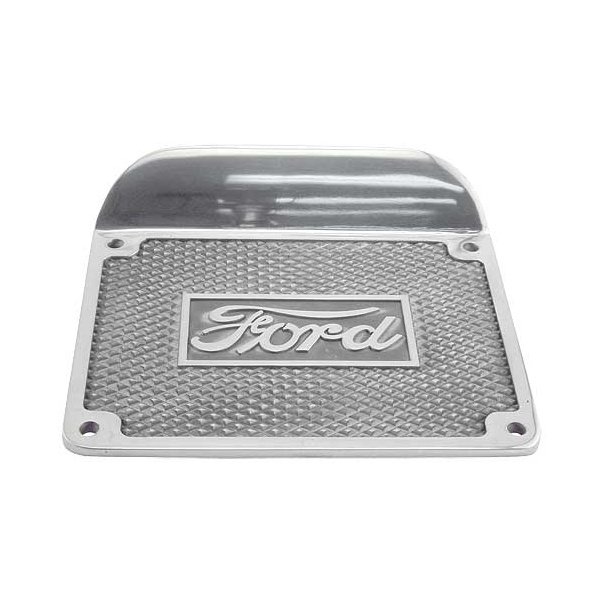 Model T Ford Running Board Step Plate - Polished Aluminum -Ford Script ...
