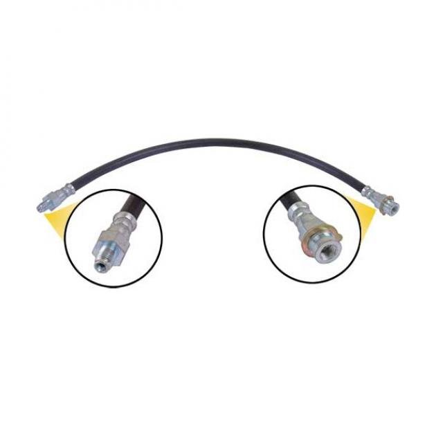 Ford Pickup Truck Rear Brake Hose - 19 Long - F100 | Blue Oval Classics