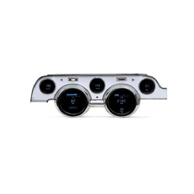 Ford Mustang Dakota Digital VFD Instrument System With Brushed Aluminum ...