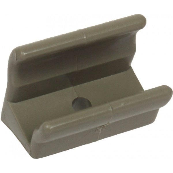 Sun Visor Retaining Clip - Gray Plastic