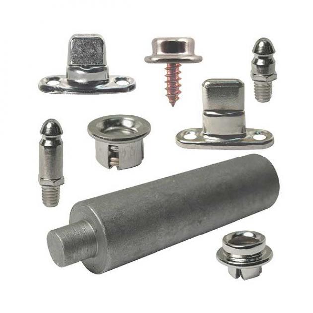 Model A Ford Side Curtain Fastener Set - Roadster Pickup - 34 Piece Set ...