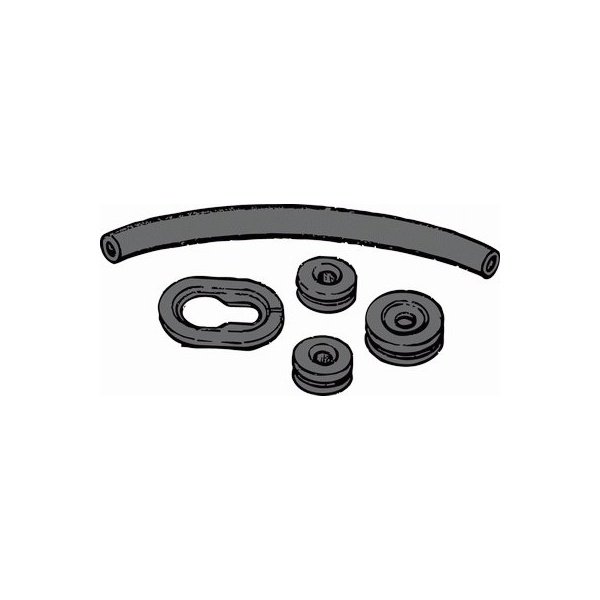 Firewall Grommet Kit - With Rubber Drain Tube - 5 Pieces - Ford ...