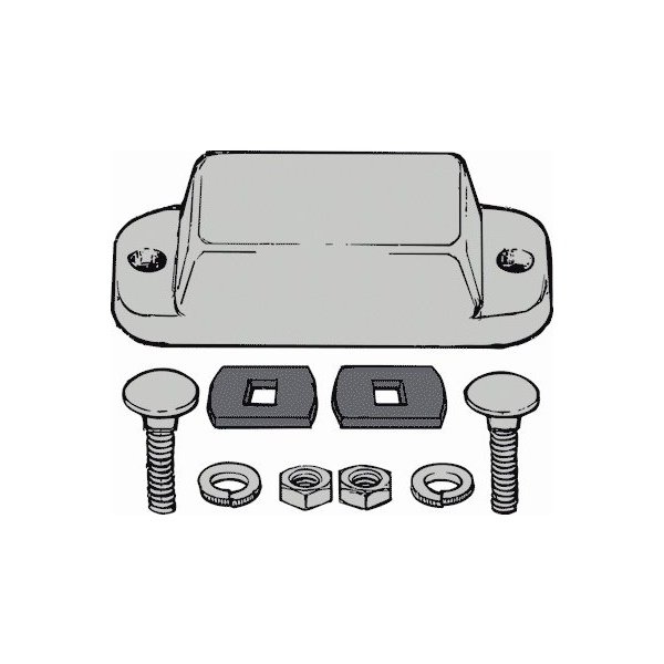 Model A Ford AA Truck Rear Axle Bumper Kit - 2 Rubber Bumpers With ...