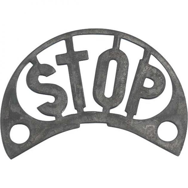 Model A Ford Tail Light Stop Insert - For Drum Type Light -Steel | Blue ...