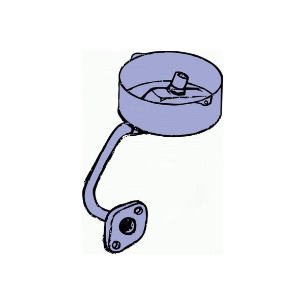 Oil Pump Pickup & Cover Assembly - For 8BA-6600-HO Or 8BA-6600 Short ...