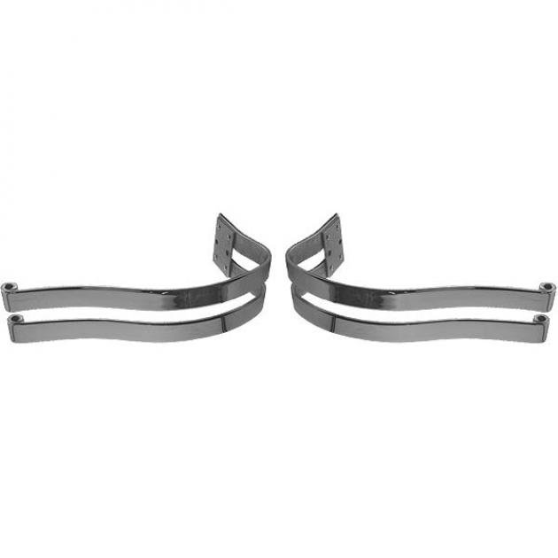 Model A Ford Rear Bumper Bar Set - Polished Stainless Steel- 1928-29 ...