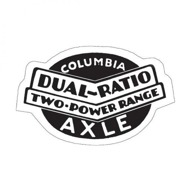 Columbia Axle - Dual Ratio Two-Power Range - Window Decal | Blue Oval ...