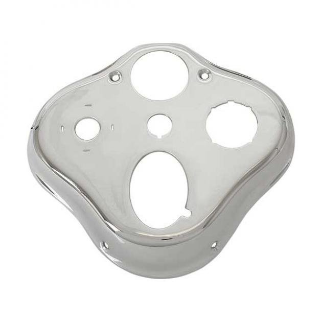 Model A Ford Instrument Panel - Chrome - For Oval Speedometer - Quality ...