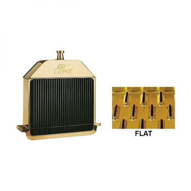 Model T Ford Radiator - Brass - Ford Script - Flat Tube Type | Blue ...