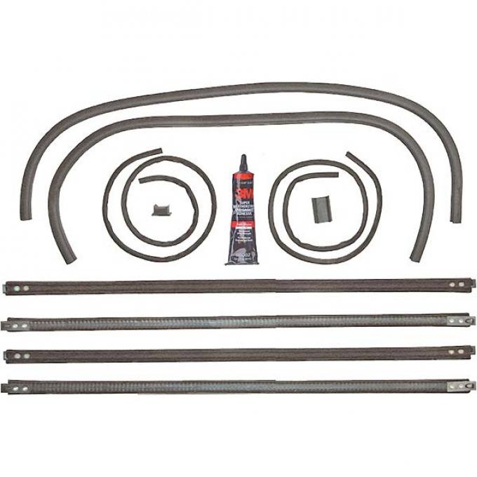 Model A Ford Door Window Channel Kit - Coupe & Sport Coupe - Front ...