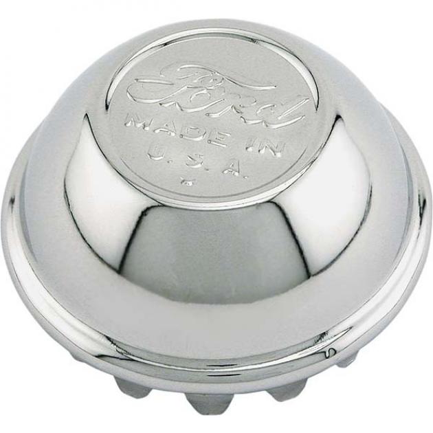 Model A Ford Hub Cap - Nickel Plated - Early 1928 - Ford Script With ...