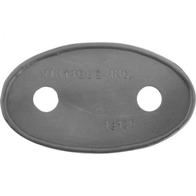 Model A Ford Headlight Bar To Fender Pads - Rubber - Beaded | Blue Oval ...