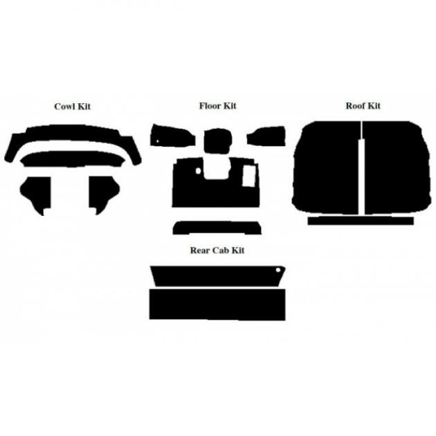 AcoustiSHIELD - Complete Cab Insulation Kit - Pickup | Blue Oval Classics