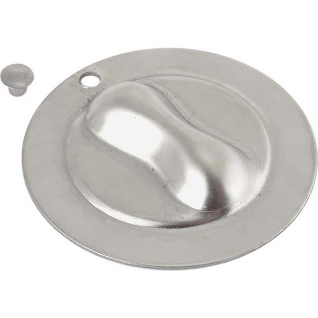 Model A Ford Crank Hole Cover - Stainless Steel | Blue Oval Classics
