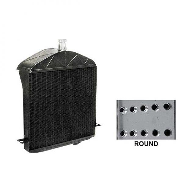 Model T Ford Radiator - Round Tube Type - High Style | Blue Oval Classics