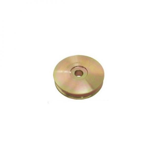 1965-73 Hi-Po Alternator Pulley Yellow Steel | Blue Oval Classics