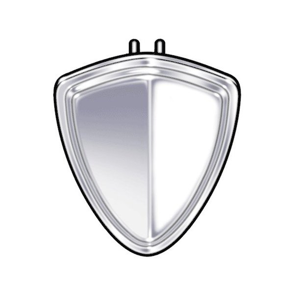 Grille Crank Hole Cover - Chrome - Ford | Blue Oval Classics