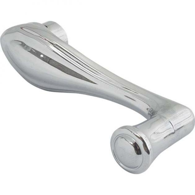 Model A Ford Window Riser Crank Handle - Scroll Type - Chrome - Deluxe ...
