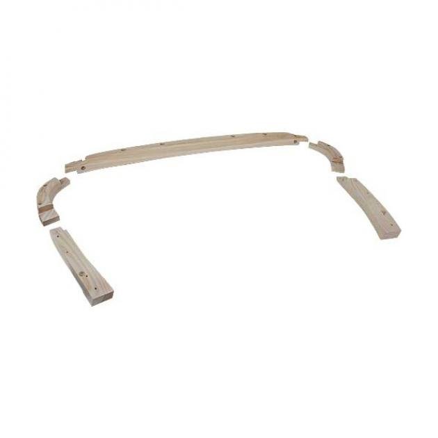 Model A Ford Belt Tack Rail Wood - Sport Coupe 50A - 5 Piece Set ...