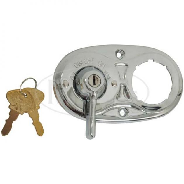 Model T Ford Ignition Switch - Chrome - Includes Two Keys -No Ammeter ...
