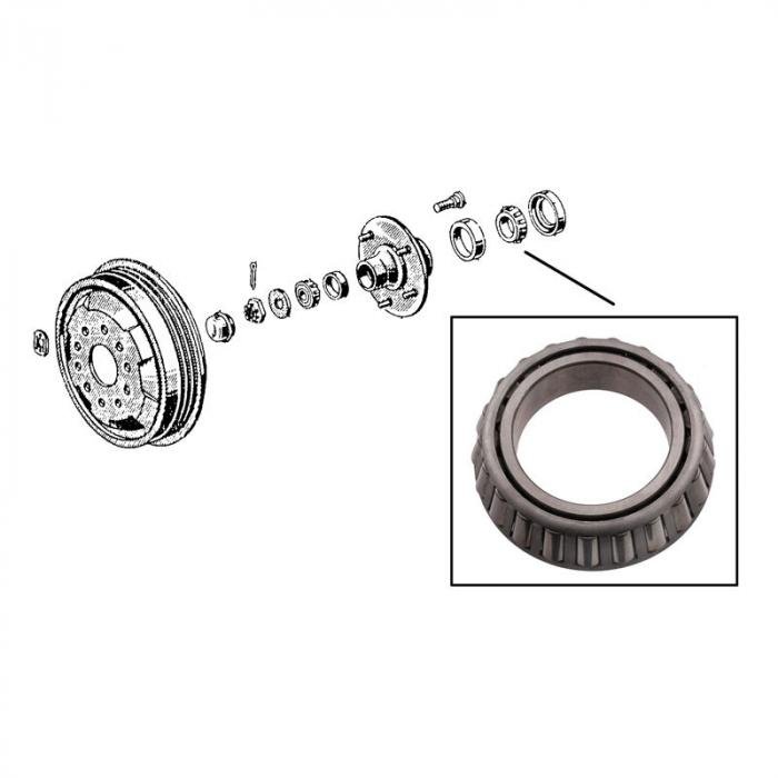 Dennis Carpenter Differential Carrier Bearing - 1966-79 Ford Truck ...