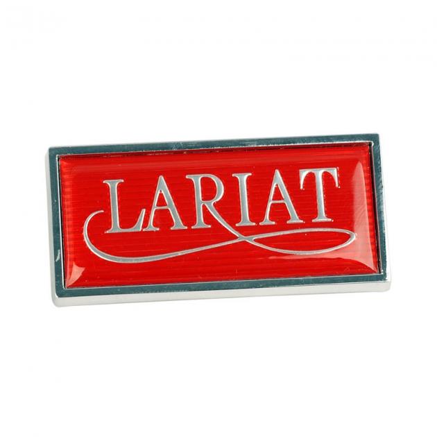 Dennis Carpenter Cab Side Name Plate - LARIAT - 1980-86 Ford Truck ...