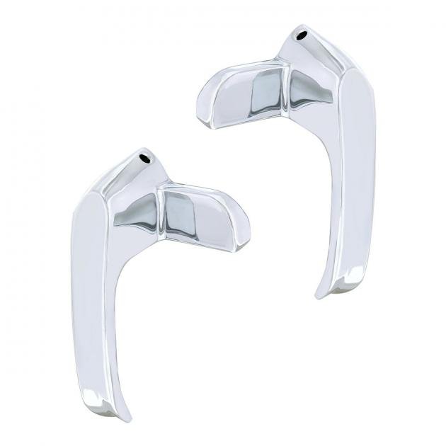 United Pacific Chrome Vent Window Handles For 1964.5-66 Ford Mustang (Pair) 110130 | Blue Oval ...