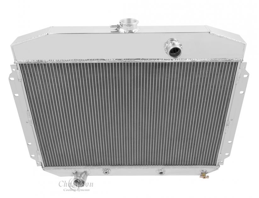 Champion Cooling 2 Row All Aluminum Radiator Made With Aircraft Grade ...