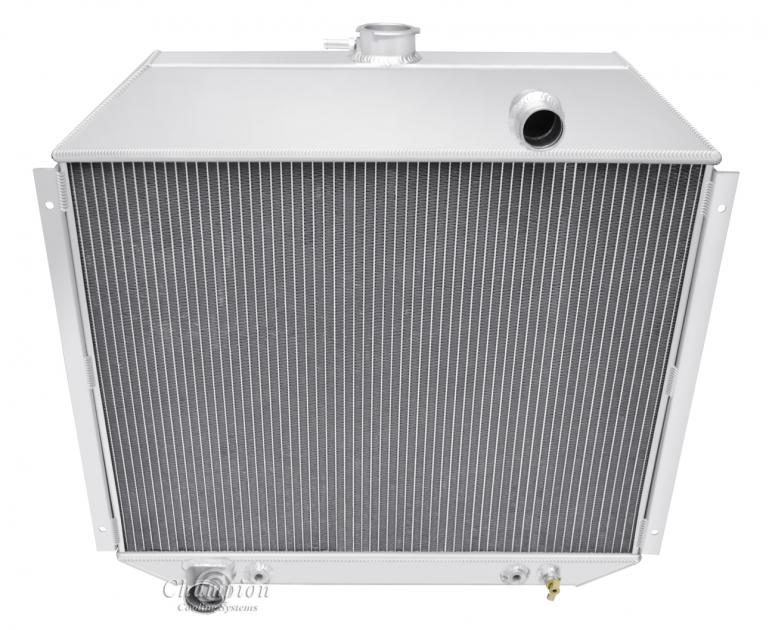 Champion Cooling 2 Row All Aluminum Radiator Made With Aircraft Grade ...