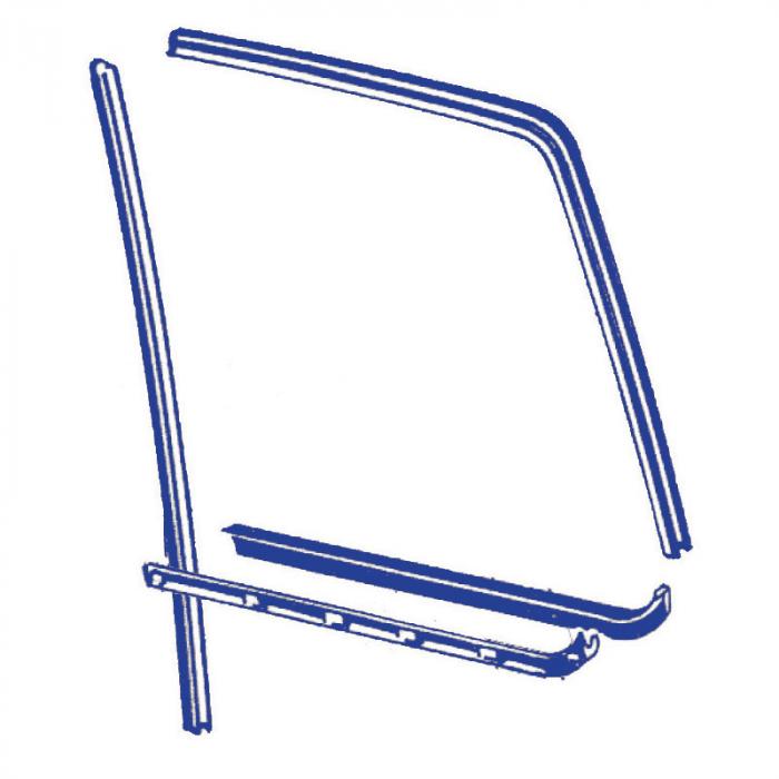 Dennis Carpenter Door Glass Anti-Rattler Kit - 1987-96 Ford Truck, 1987 ...