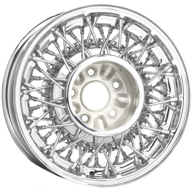 Thunderbird Wire Wheel with Chrome/Stainless Spokes, 14 x 5, 1958-1963 ...