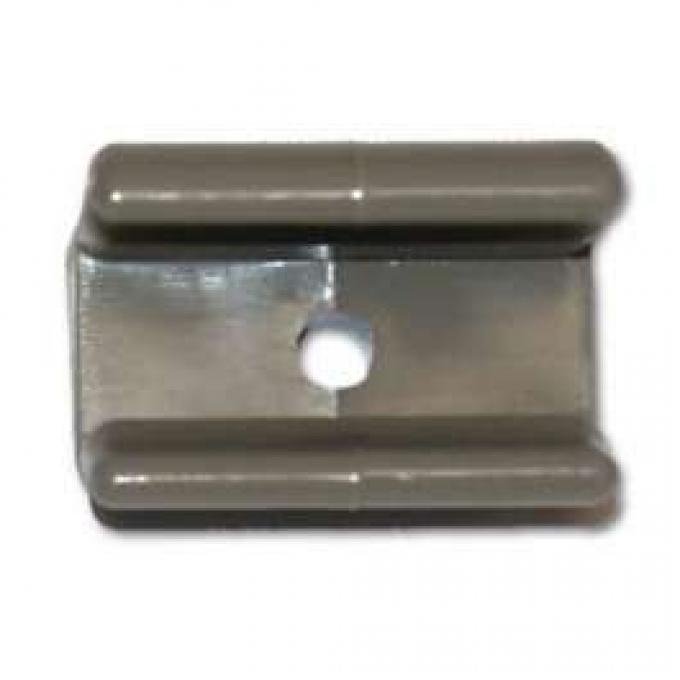 Sun Visor Retaining Clip - Gray Plastic