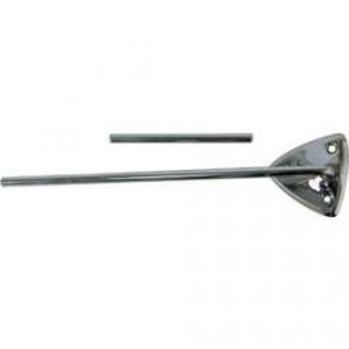 Sun Visor Arm and Bracket - Chrome | Blue Oval Classics