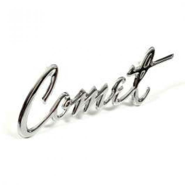 Hood Emblem Comet Script, 1965 | Blue Oval Classics