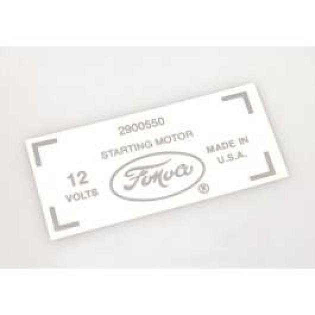 Starter Decal | Blue Oval Classics