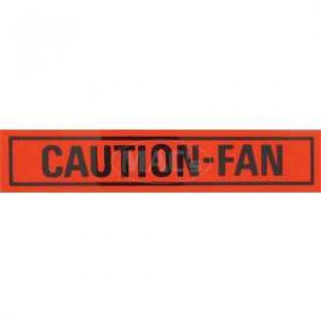 Caution Fan Decal, Comet, 1967-1968 | Blue Oval Classics