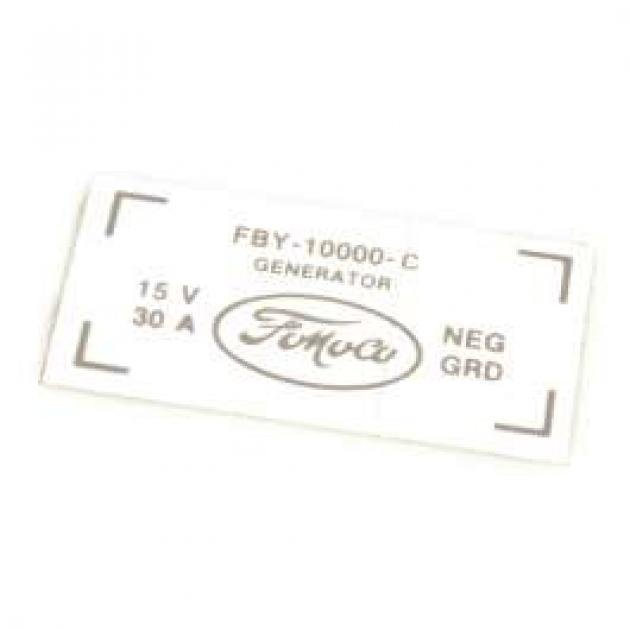 Generator Decal | Blue Oval Classics